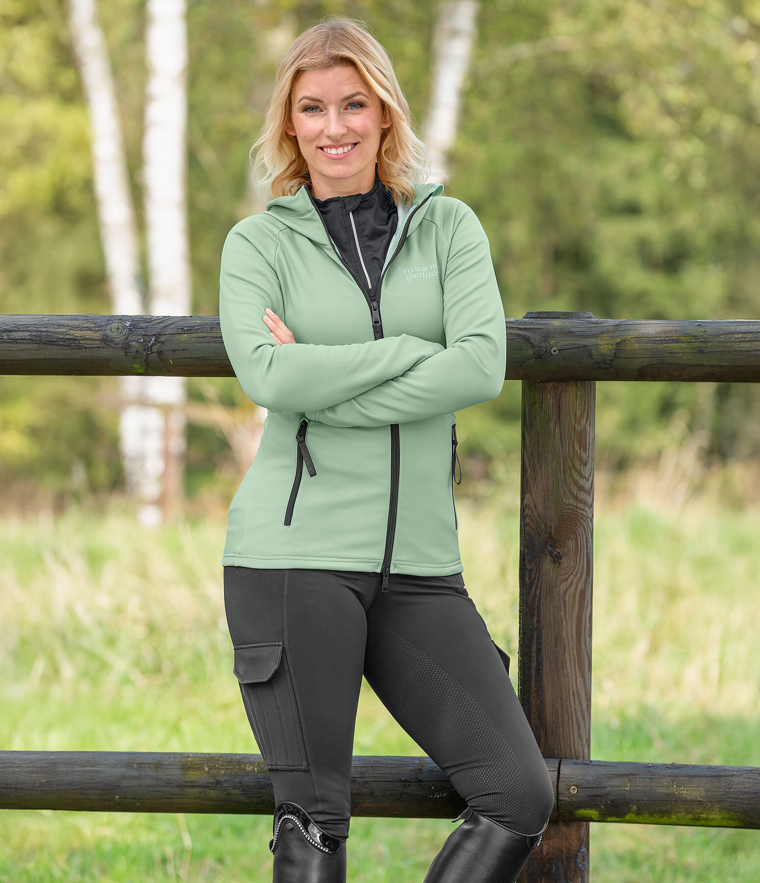 Tenue femme Nala en aloe vera - Tenues pour femmes - Kramer Equitation