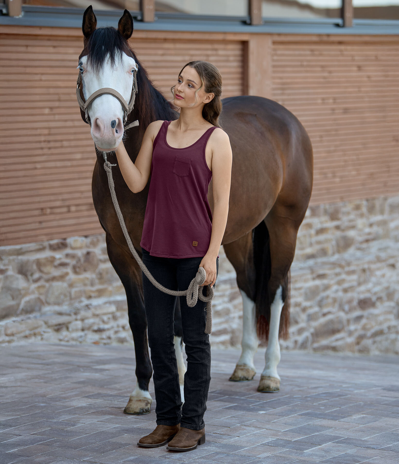 Tenue western Tessa en raisin II - Kramer Equitation