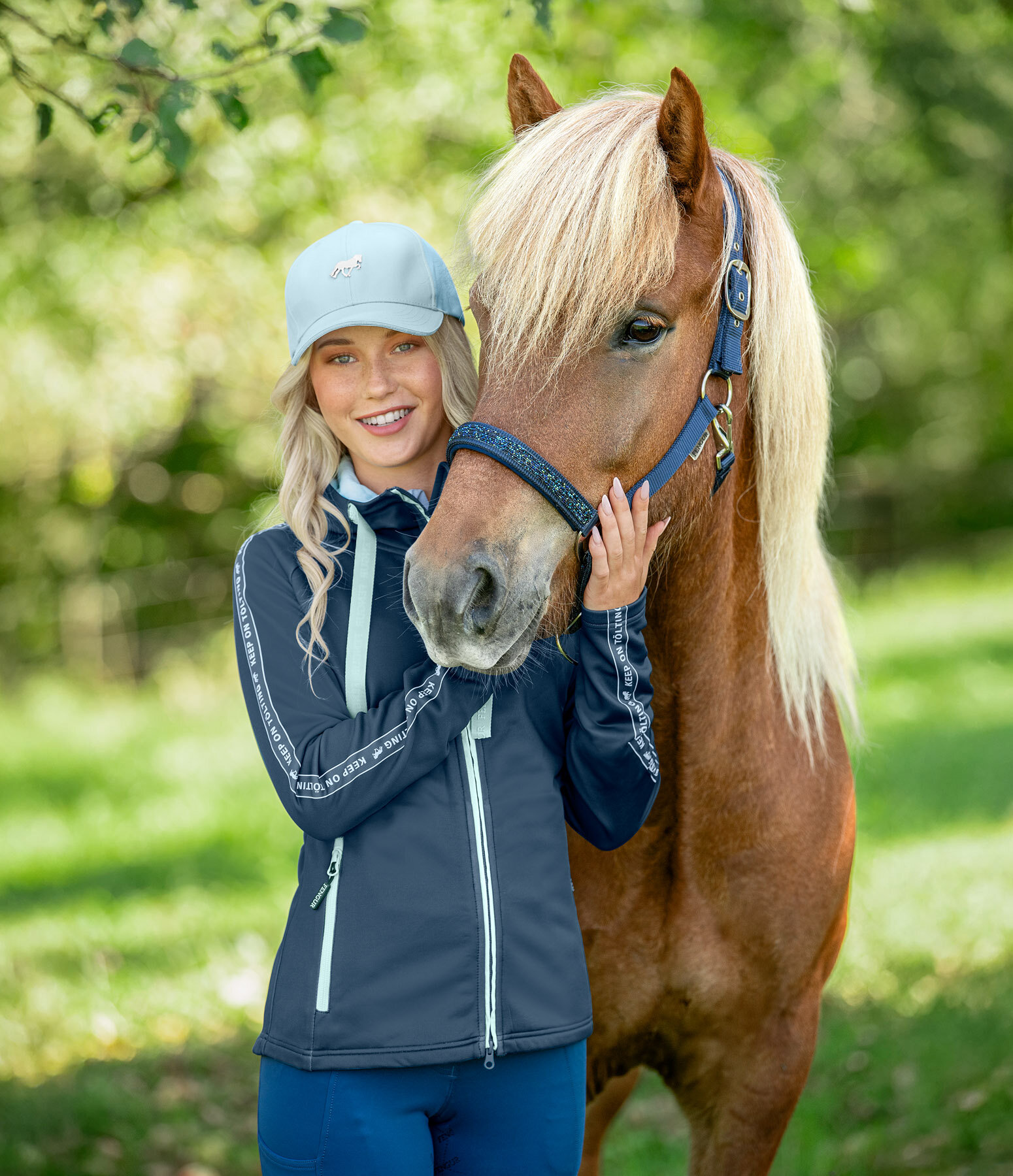 Tenue islandaise Viska en bleu - Kramer Equitation