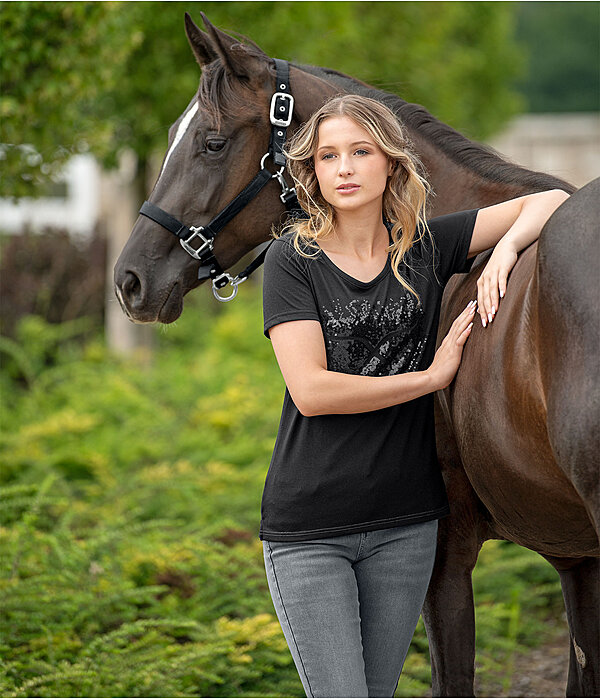 Tenue Western Daisy en noir - Tenues pour l'équitation western - Kramer ...